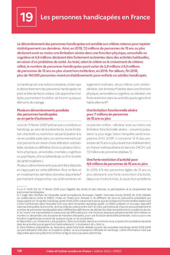 Le handicap en France - INJS