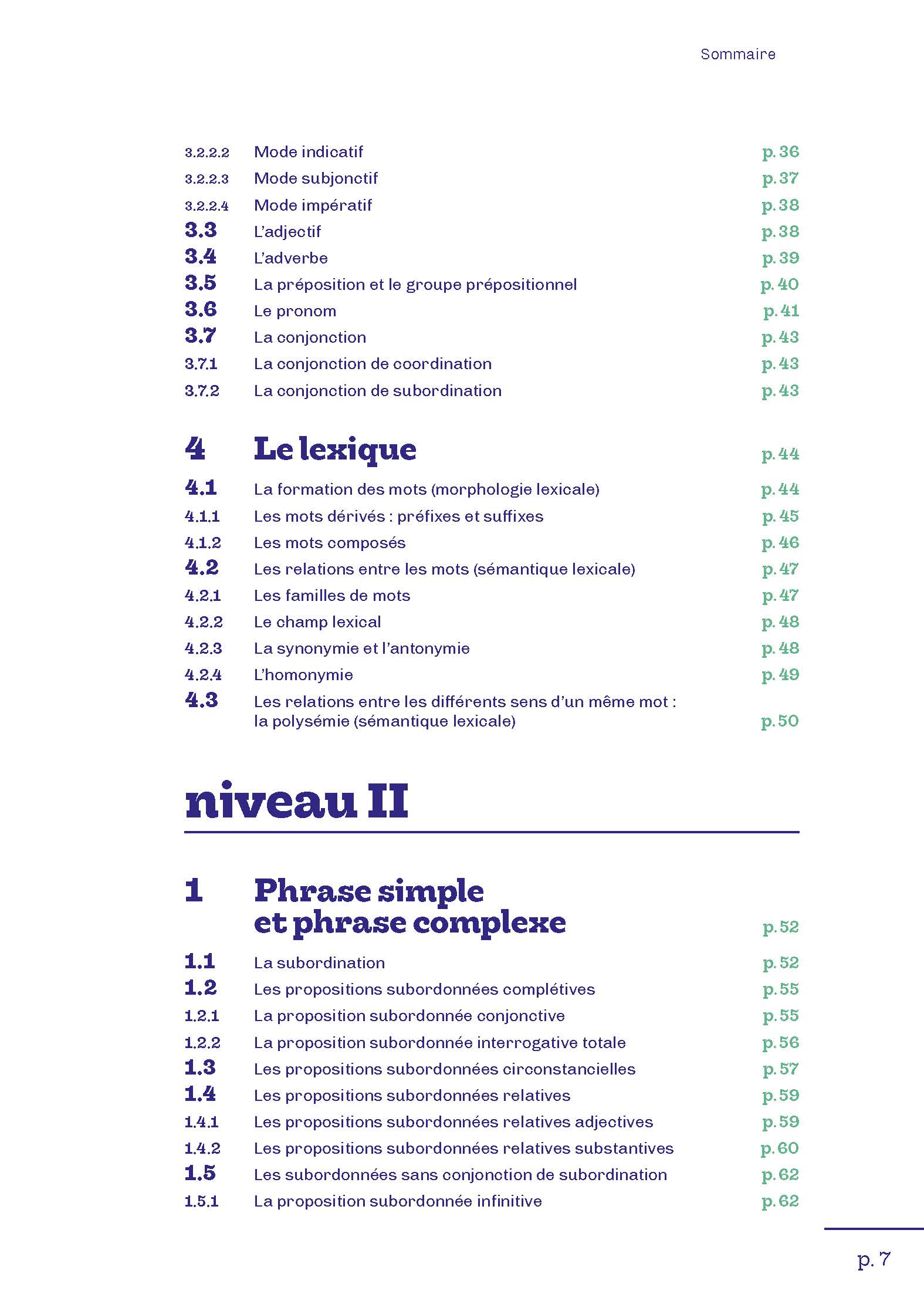 Terminologie grammaticale - INJS